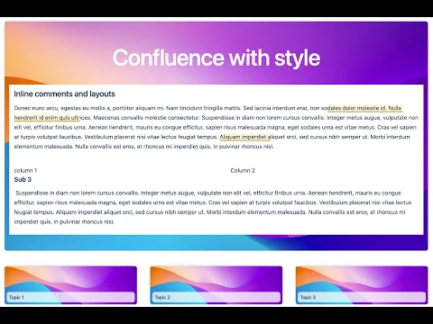 Crafted panels for Confluence | Atlassian Marketplace