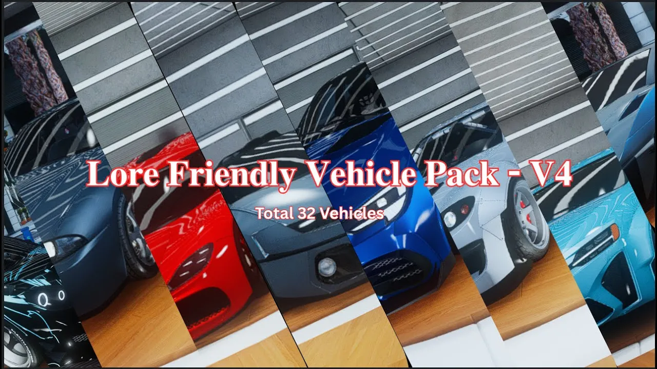 r3xMOD · Lore Friendly Vehicle Pack – Bundle V1 + V2 + V3 + V4 & Leo Pack