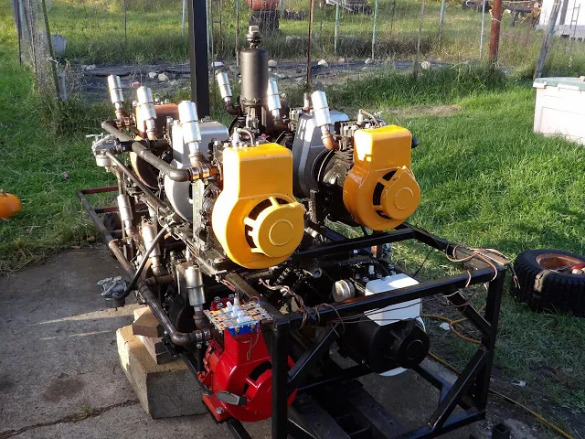 This YouTuber Combined a Dozen Briggs & Stratton Motors to Create a ...