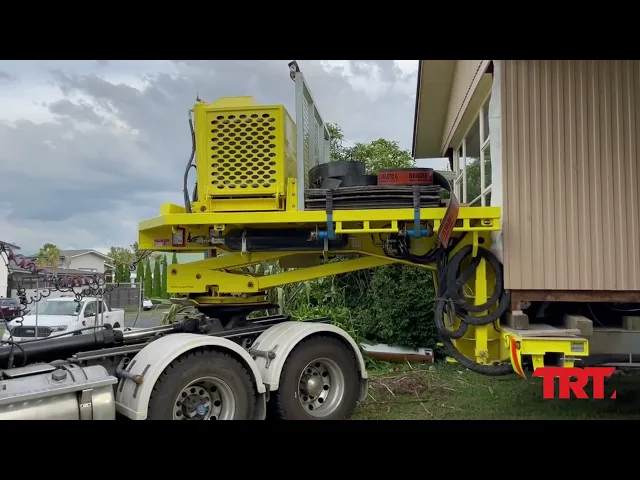 Check Out the Crazy Suspension on These Heavy-Duty House-Moving Trailers