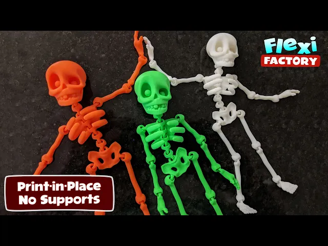 Flexi Factory Skeleton with Regular and BIG versions! - 3D model by ...