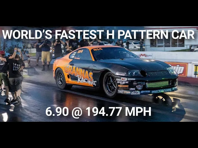 Mk4 Toyota Supra Breaks Stick-Shift Record With Six-Second Quarter-Mile Run