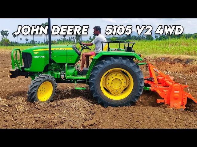 John Deere 5105 V+++ V2 40 HP PTO power testing | Power, Comfort and ...