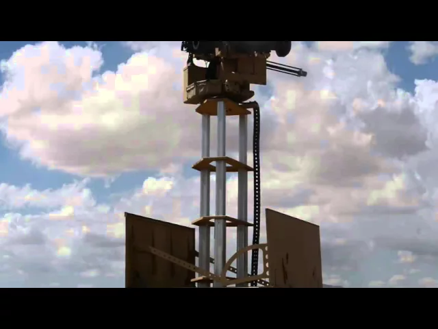 Army Counter Drone System Pops Out Of A Shipping Container