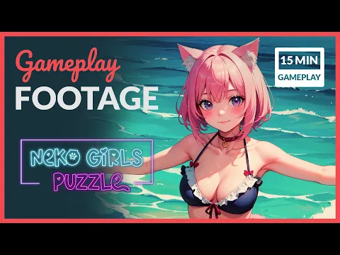 Neko Girls Puzzle (First Impressions) - Cat with Monocle