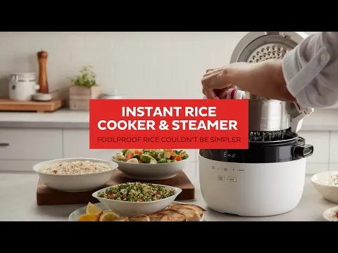 Instant Rice Cooker & Steamer 140-5021-01-EU Riskoker - Kjøp billig her