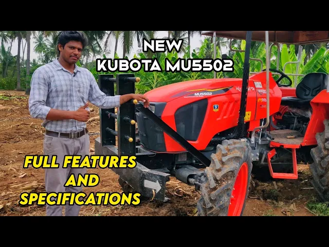 New Kubota MU5502 50hp 4wd Tractor Full review. Features price mileage ...