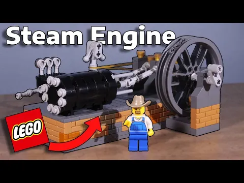 Desktop Steam Engine MOC | BlueBrickMOCs