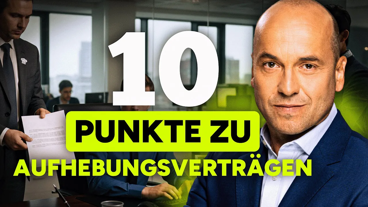 Aufhebungsvertrag: Beachte DIESE Punkte als Arbeitnehmer