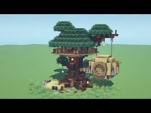 Coolest Treehouse In Minecraft