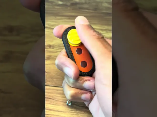 Magnetic Fidget Slider with Keychain, Ribbed Magnetic Fidget Toy, Quiet ...