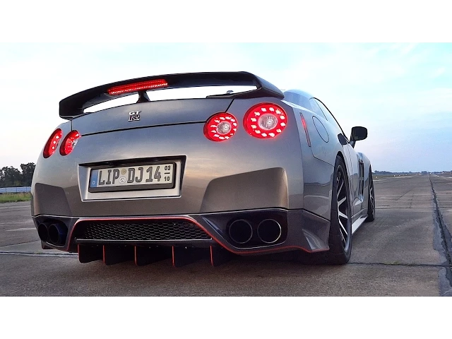 Nissan GT-R Driver Blows Up Transmission Showing Off Launch Control on ...