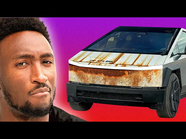 Tesla Claims Cybertruck ‘Rust’ Spots That People Keep Panicking About ...