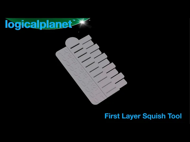 First Layer Squish Calibration Tool - 3D model by logicalplanet on Thangs