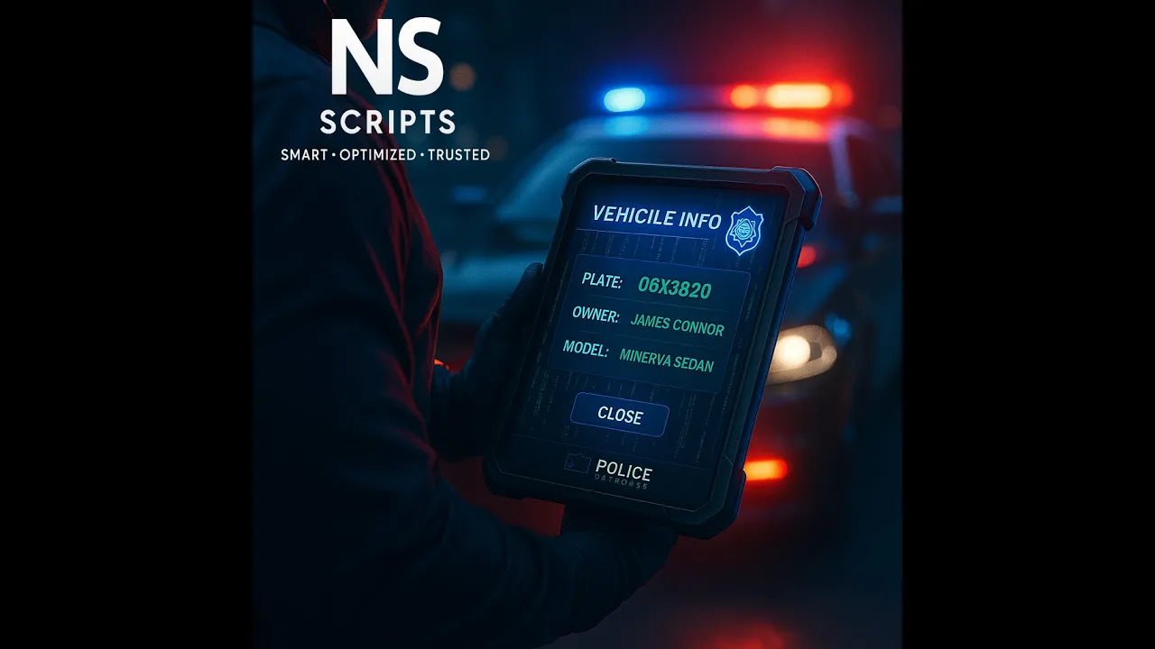 NS · Police Vehicle Tablet