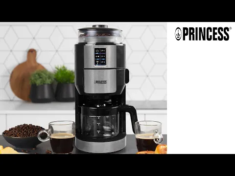 Køb en Princess Grind and Brew Compact Deluxe kaffemaskine online med ...