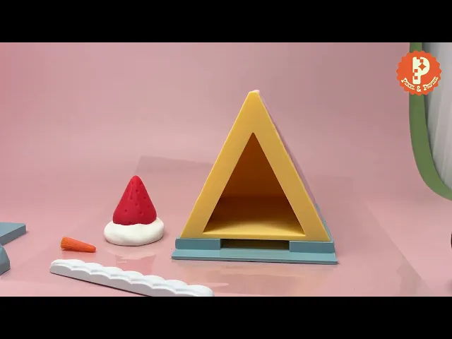 Kitsch Cake Book Stand with Hidden Storage - Nightstand Decor Ideal ...