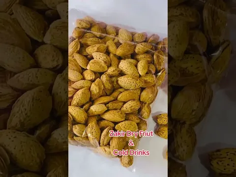 Almond in Shell (Kaghzi Badam) | Zakir Dry Fruits & Cold Drinks