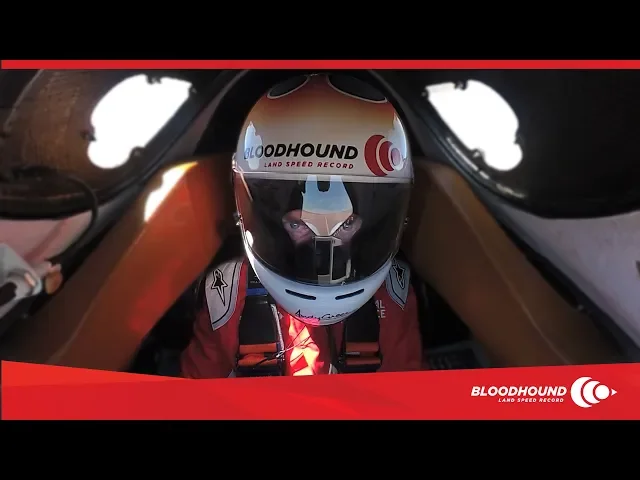 Bloodhound Land Speed Record Car Blasts to 334 MPH in Under 20 Seconds