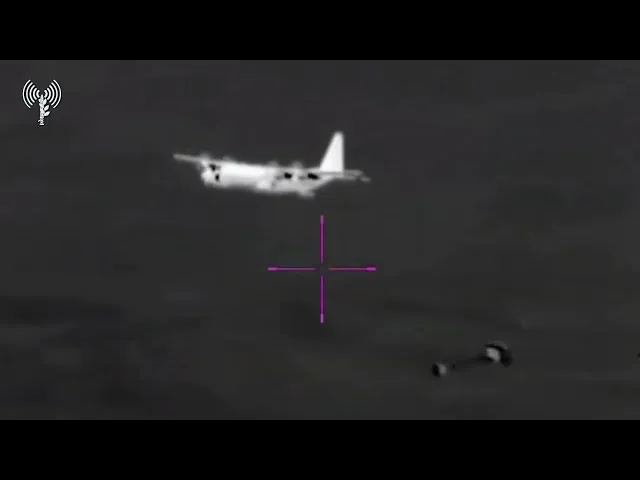 Guided Parachute System Used By Israel For First Time In Gaza