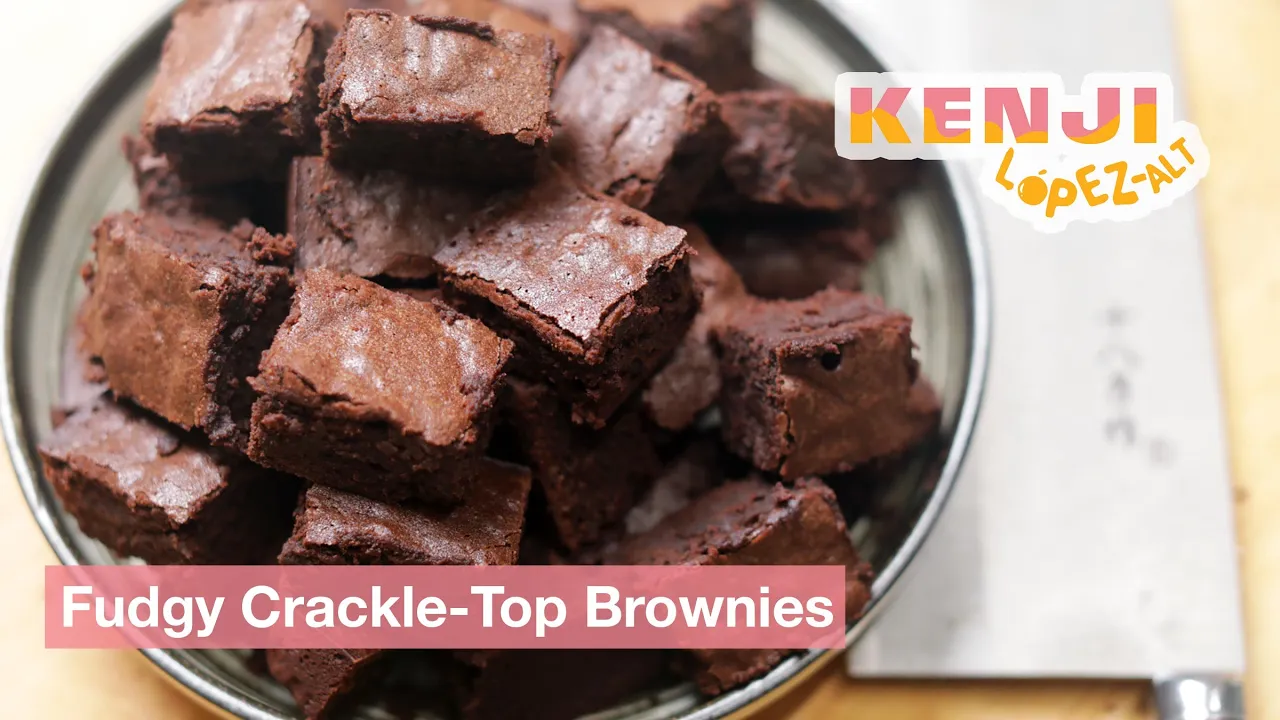 해먹으리(Hemogry) - Fudgy Crackle-Top Brownies | Kenji's Cooking Show