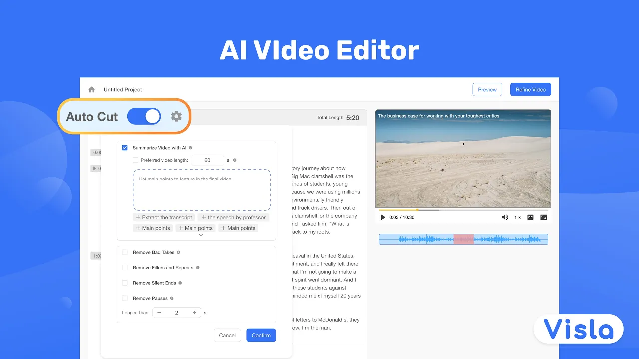 AI Video Editor