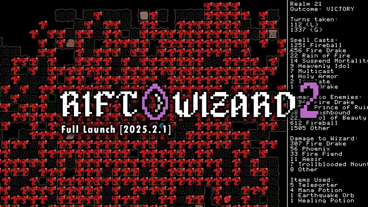 Rift Wizard 2 攻略データ集