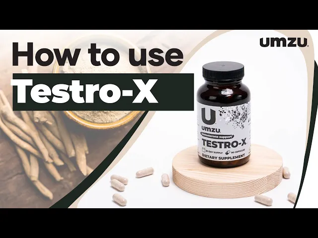 Testro-X: All Natural Male Health Supplement by UMZU - UMZU