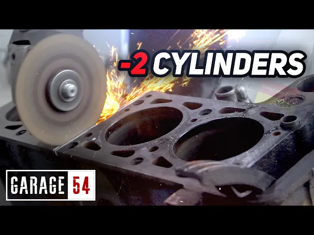 Cutting an Engine in Half Without Ruining It Is Hard | The Drive