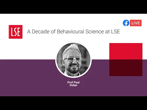 Paul Dolan - Happiness and Human Behavior Speaker and Advisor - Stern ...