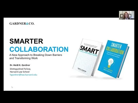 Heidi K. Gardner - Smarter Collaboration Speaker and Advisor - Stern ...