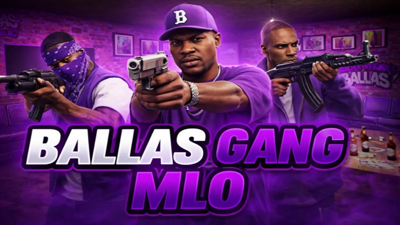 Lusino Mapping · 🟣 BALLAS GANG | Custom FiveM MLO