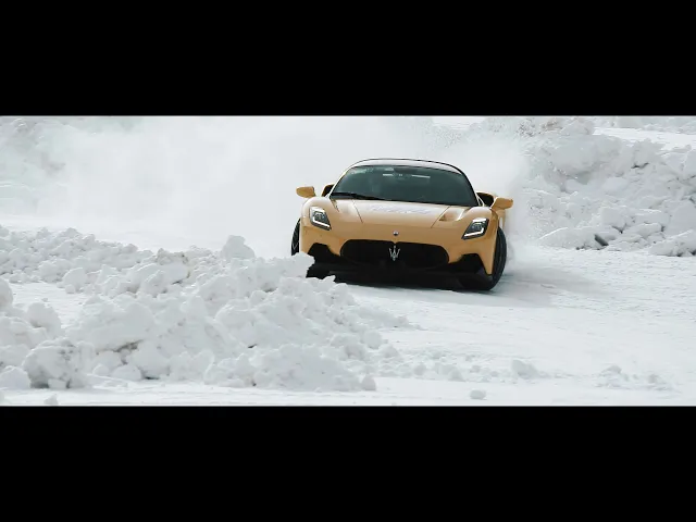 Watch the New Maserati MC20 Supercar Drift Through the Snow