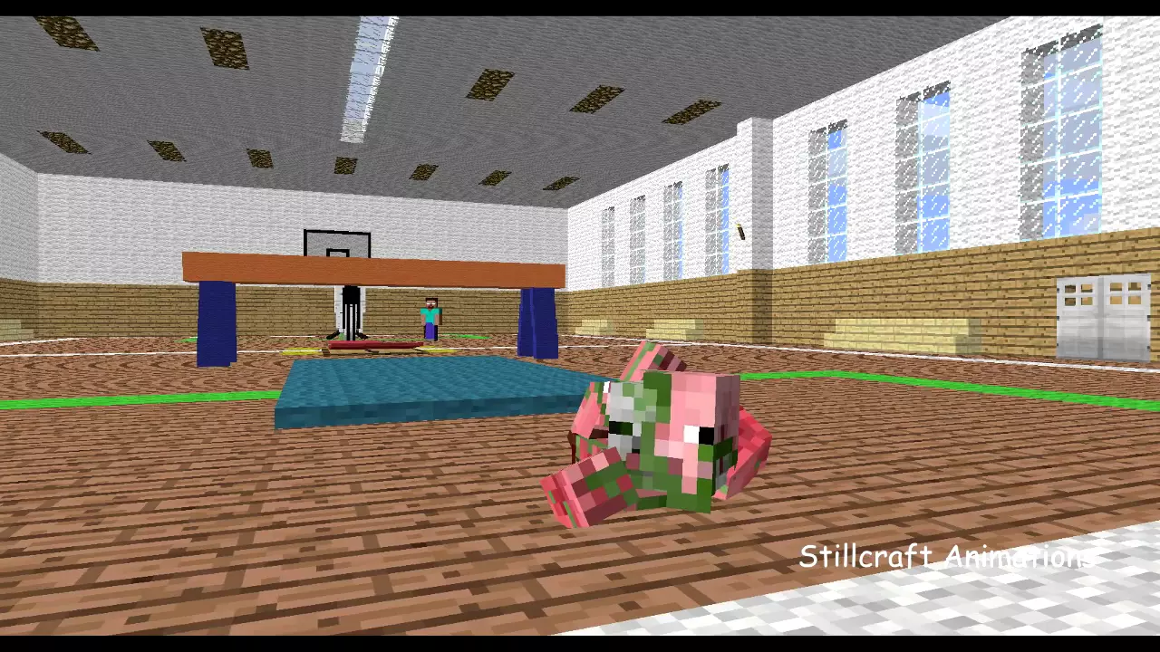 Monster School Brave Minecraft animation მონსტრების სკოლა