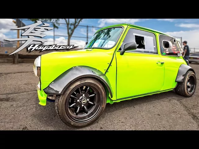 Ogle At This Mid-Engined, Hayabusa-Powered Austin Mini Race Car