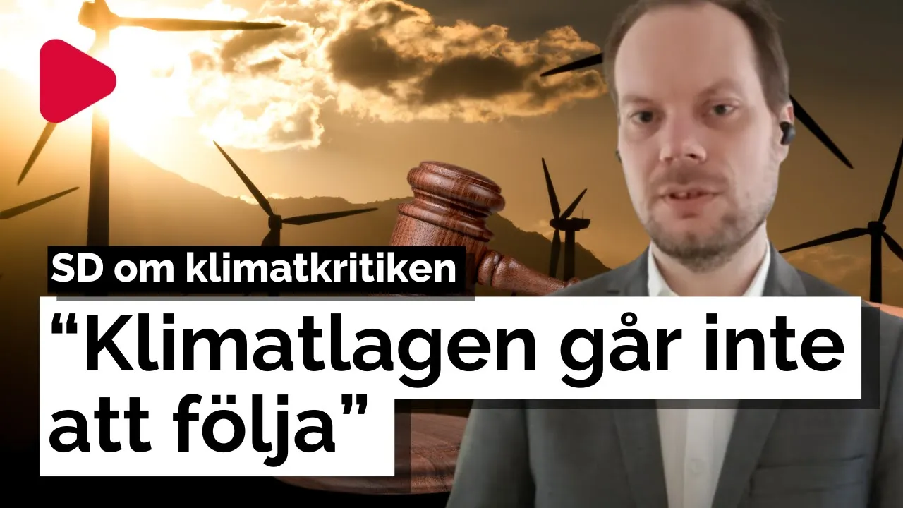 Martin Kinnunen (SD): "Klimatmålen ska inte vara en helig bok"