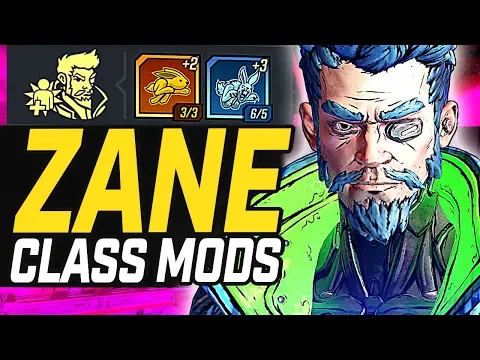 Zane Legendary Class Mods Overview » MentalMars