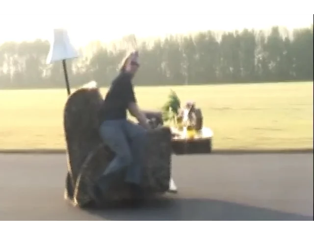 This Motorized Couch Is a Street-Legal Living Room | The Drive