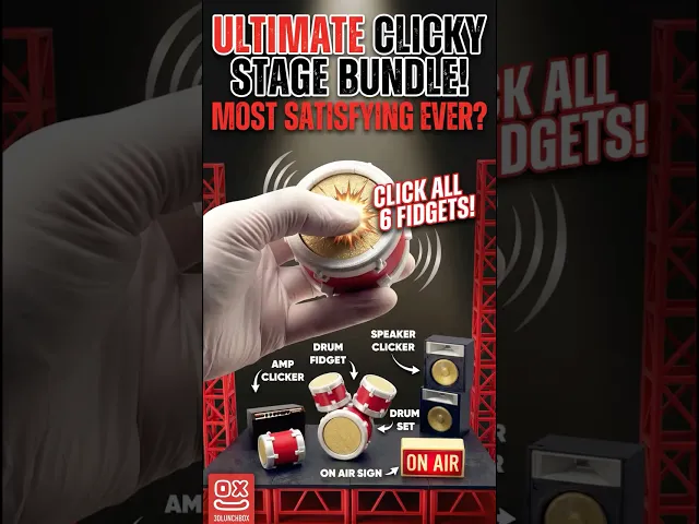 Rock Stage Collection - 6 Mechanical Music Studio Clickers - BUNDLE ...