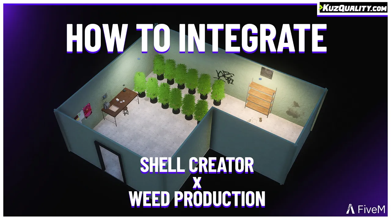 Weed Production Script for FiveM | KuzQuality